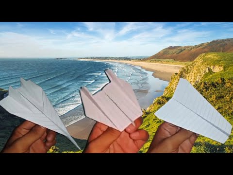Fighter jet aircraft | blunt plane | how to make an easy flying paper airplane - YouTube