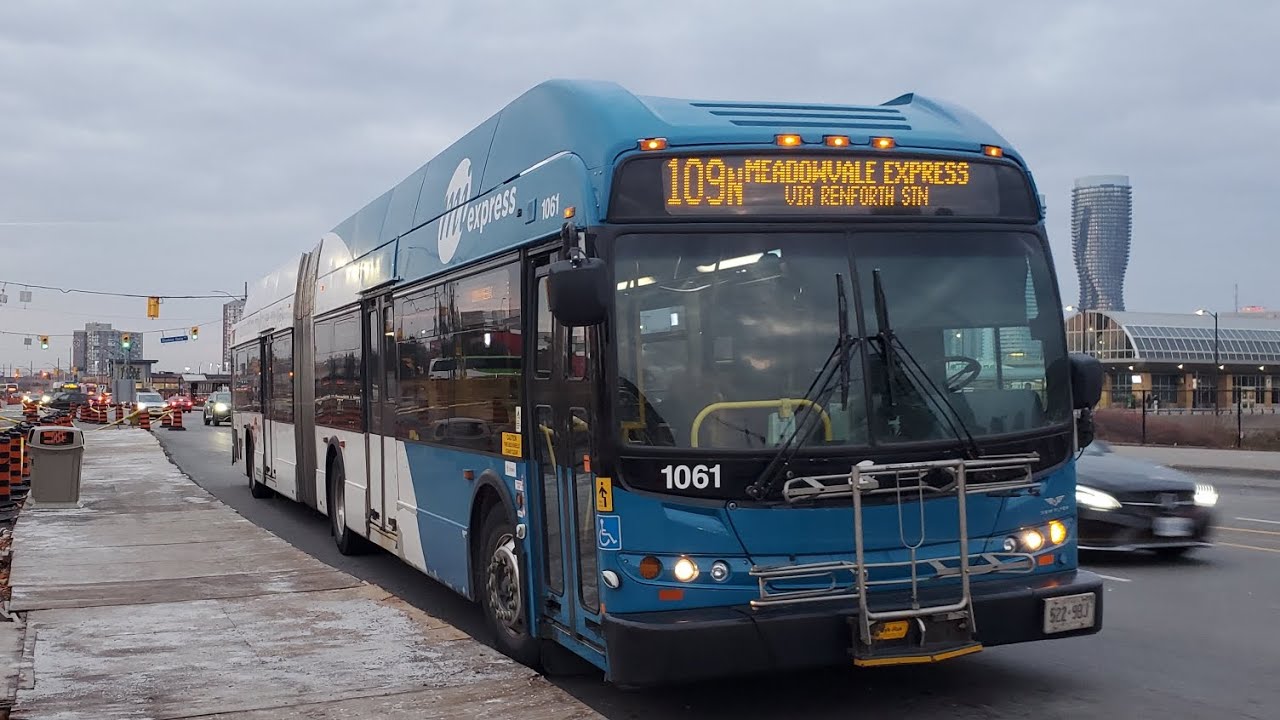 MiWay 2010 New Flyer D60LFR #1061 (109) (Part 2) - YouTube