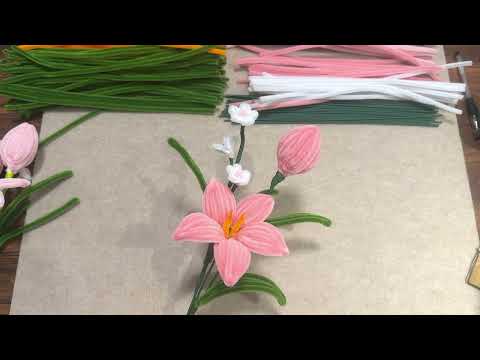 DIY Twist Stick Flower Bouquet Tutorial-tulip