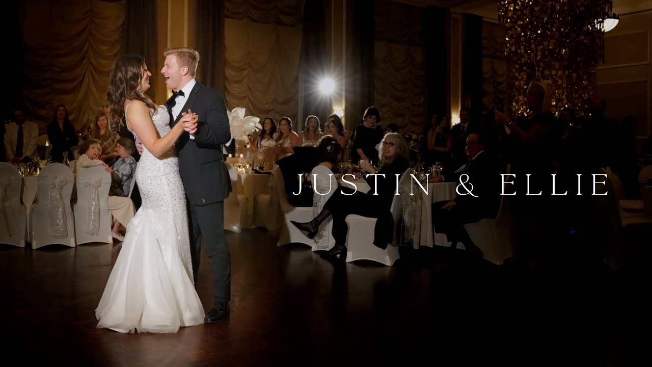 Glam Wedding at Hotel Julien | Justin & Ellie | Dubuque, IA - YouTube