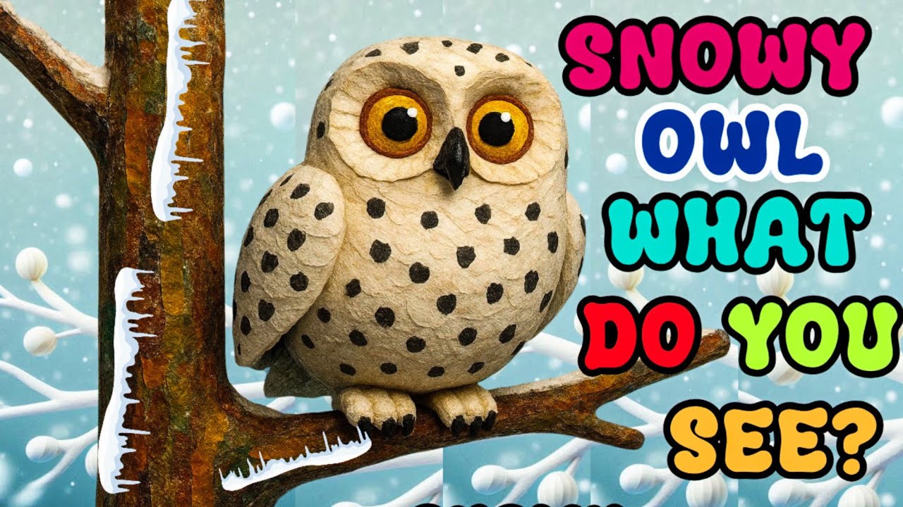 Snowy Owl ,Snowy Owl What Do You See? | Original Song | Eric Carle ...