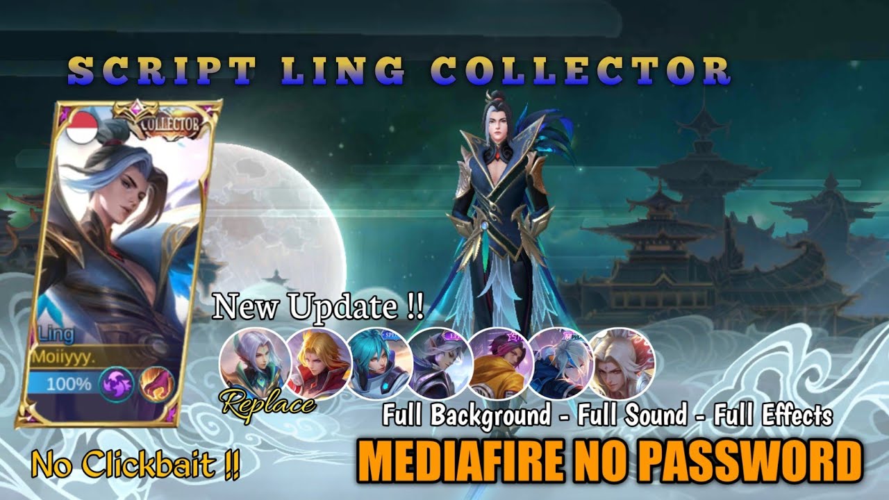 Script Ling Collector No Password | Full Sound & Effects | Patch ...