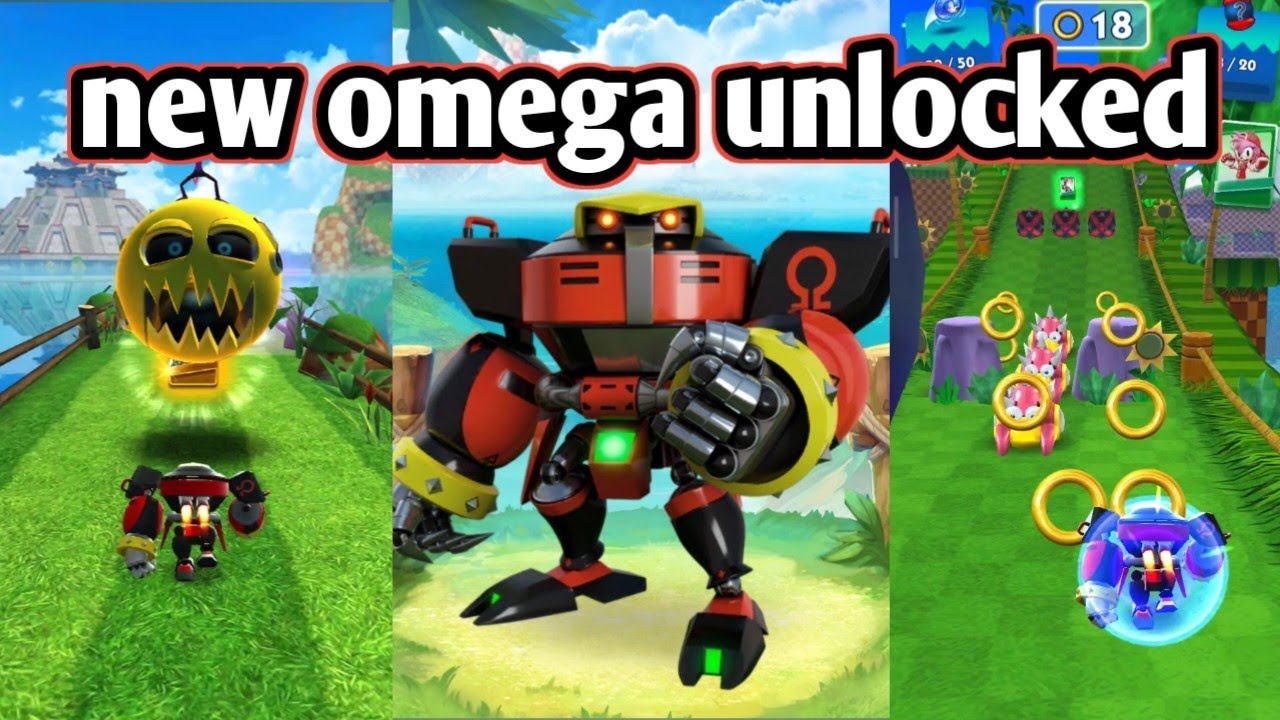 Omega New Gameplay🔥 Sonic Dash Gameplay - YouTube
