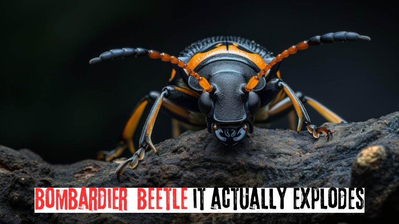 The Bombardier Beetle: Nature's Tiny Explosive! - YouTube