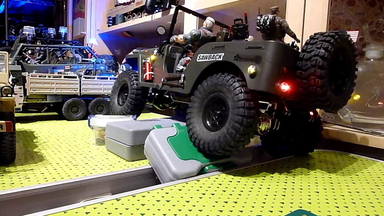 RC Jeep 4X4 Militaire SAWBACK GS01 SPORTS GMade 02/03/2019 - YouTube