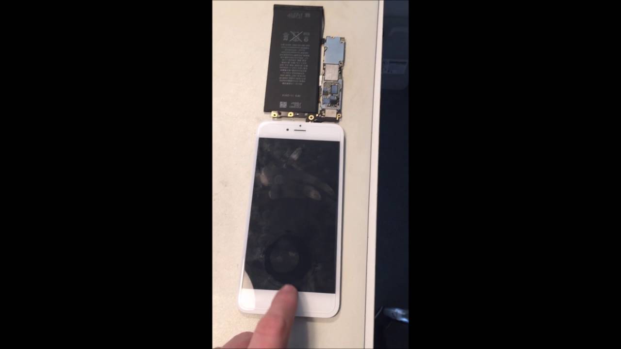 iPhone 6+ touch ic before and after - YouTube