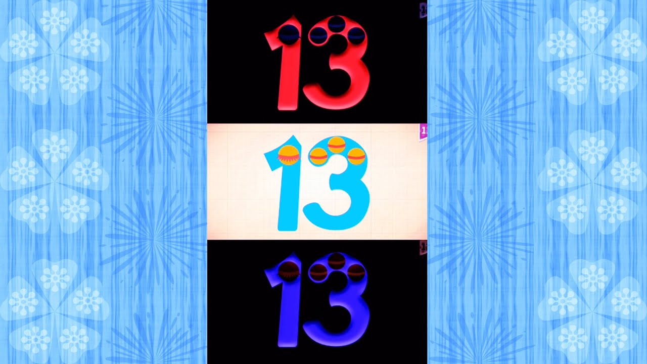 Endless Numbers Count 13, Bevel Effect, G-major Effect, Inversions ...