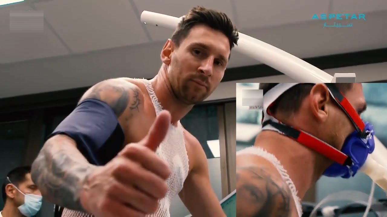 LEO MESSI PSG PRUEBAS FISICAS Y MEDICAS - YouTube