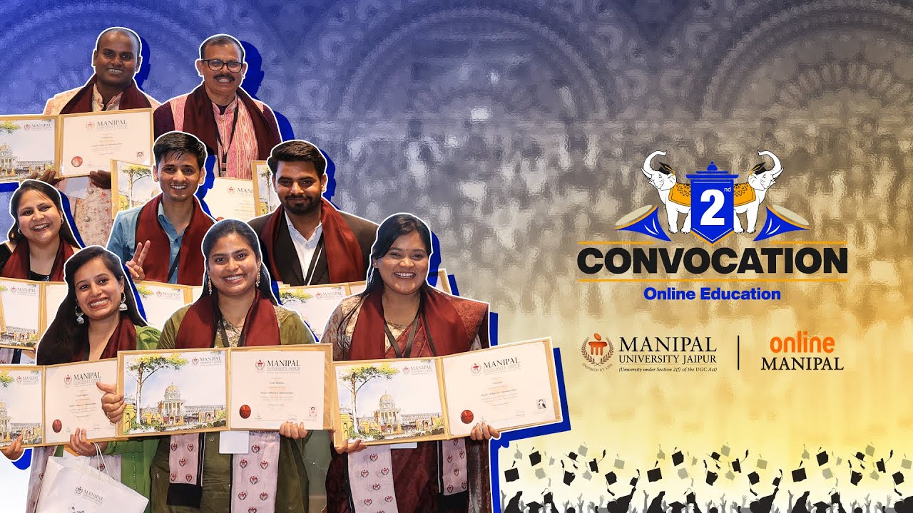 Student Convocation of Online Degree Programs | Manipal University ...
