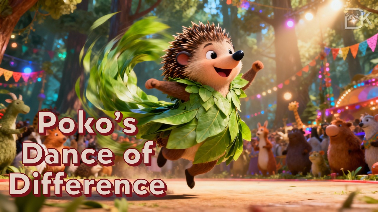 Poko’s Dance of Difference in English Kids Moral Story #3d #ai #cartoon ...