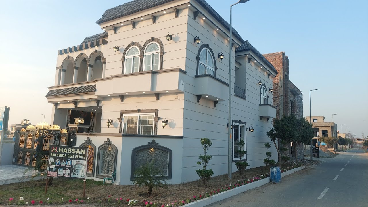 7 Marla house in New Metro City sarai alamgir A project by Hassan Builders and Real Estate - YouTube