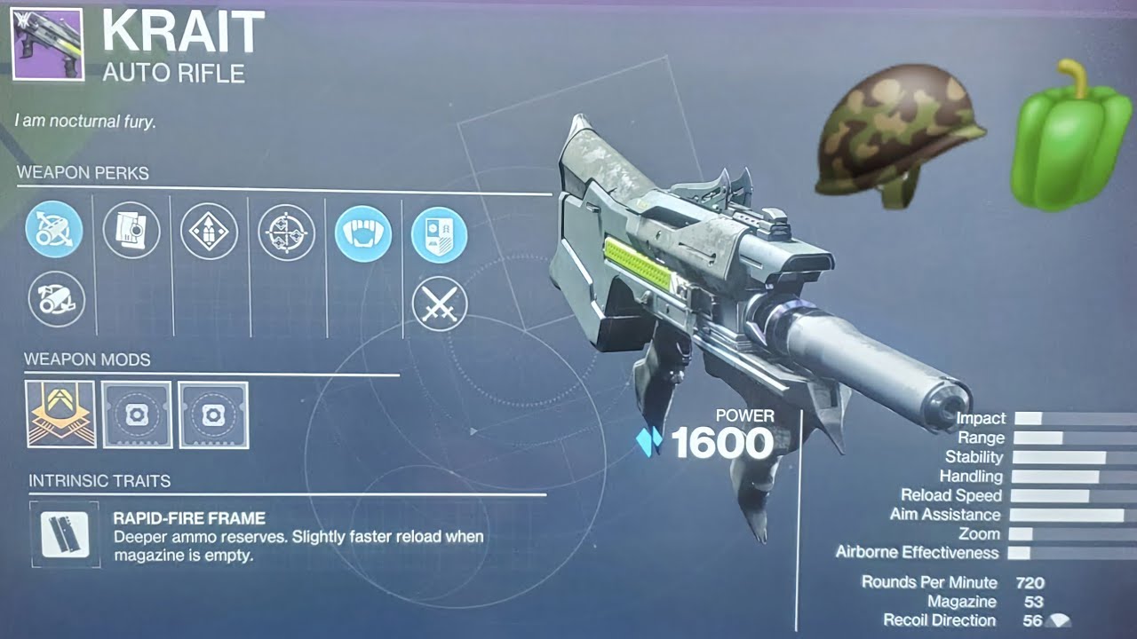 KRAIT Destiny 2 - YouTube