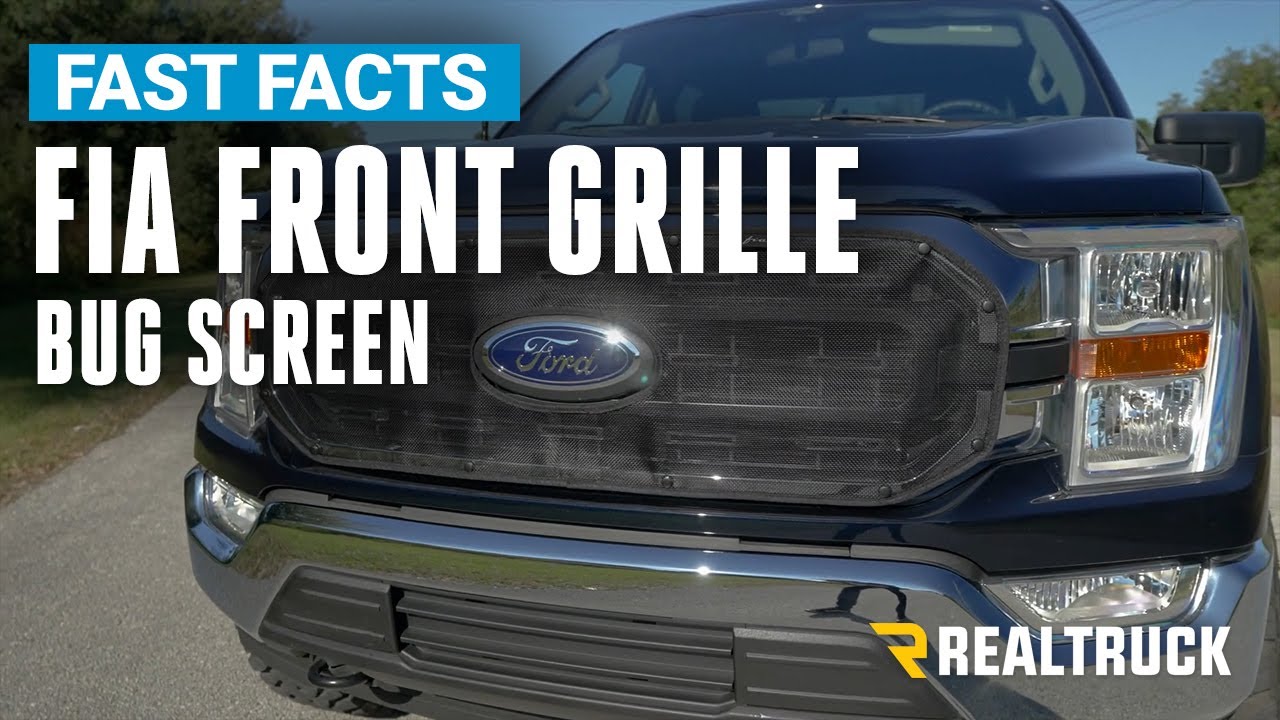 Fia Front Grille Bug Screens Fast Facts - YouTube