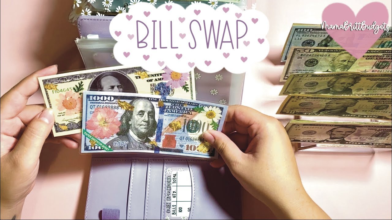 Bill Swap | Condensing my Cash Envelopes | It's Been Awhile.. Long Time ...