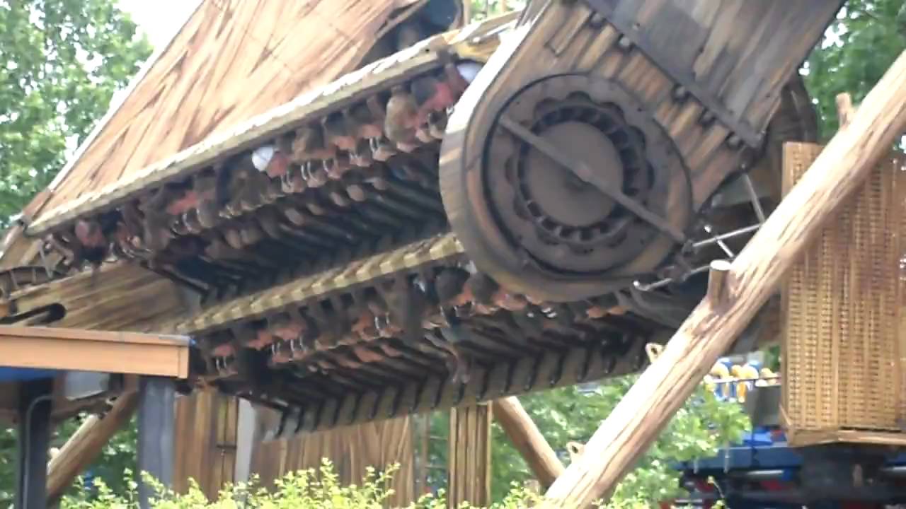 Scary ride at Six Flags Fiesta Texas - YouTube