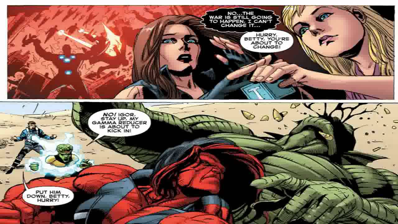 Комикс-Смотр:Red She Hulk # 64 - 67 (Remake) - YouTube