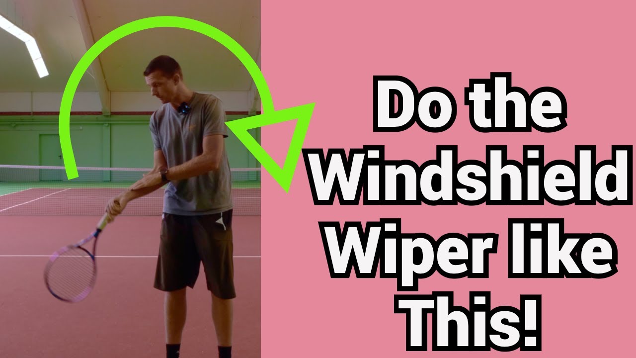 How to do the windshield wiper forehand the right way - YouTube