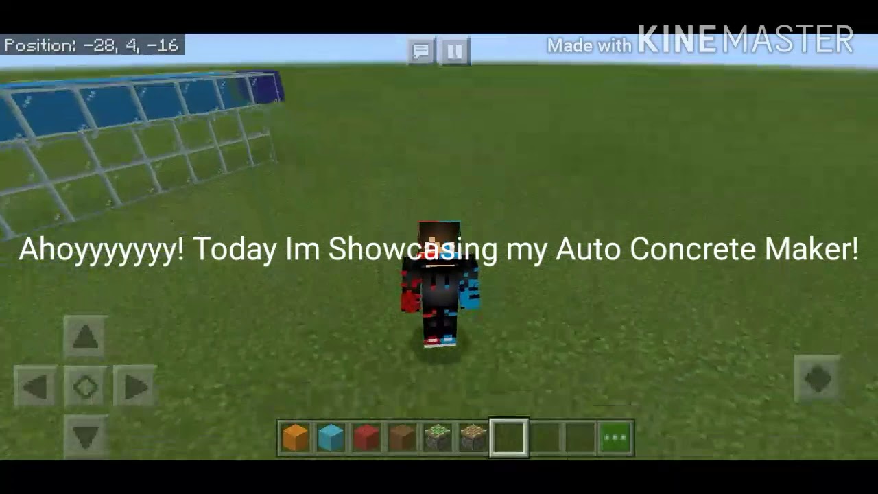 FrostiiFlames|Auto Concrete Maker|Showcase|Minecraft - YouTube