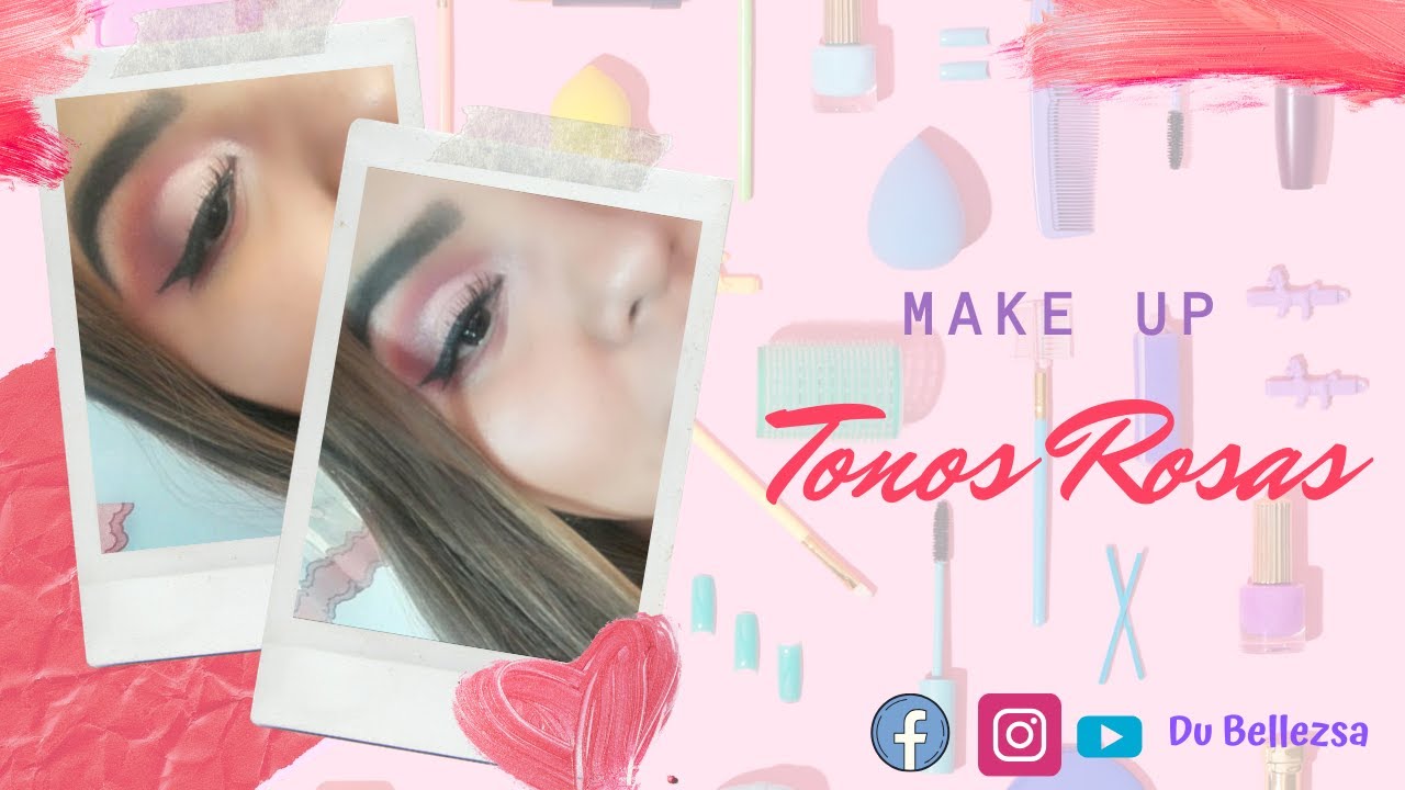 MAKE UP TONOS ROSAS (mini tutorial) - YouTube