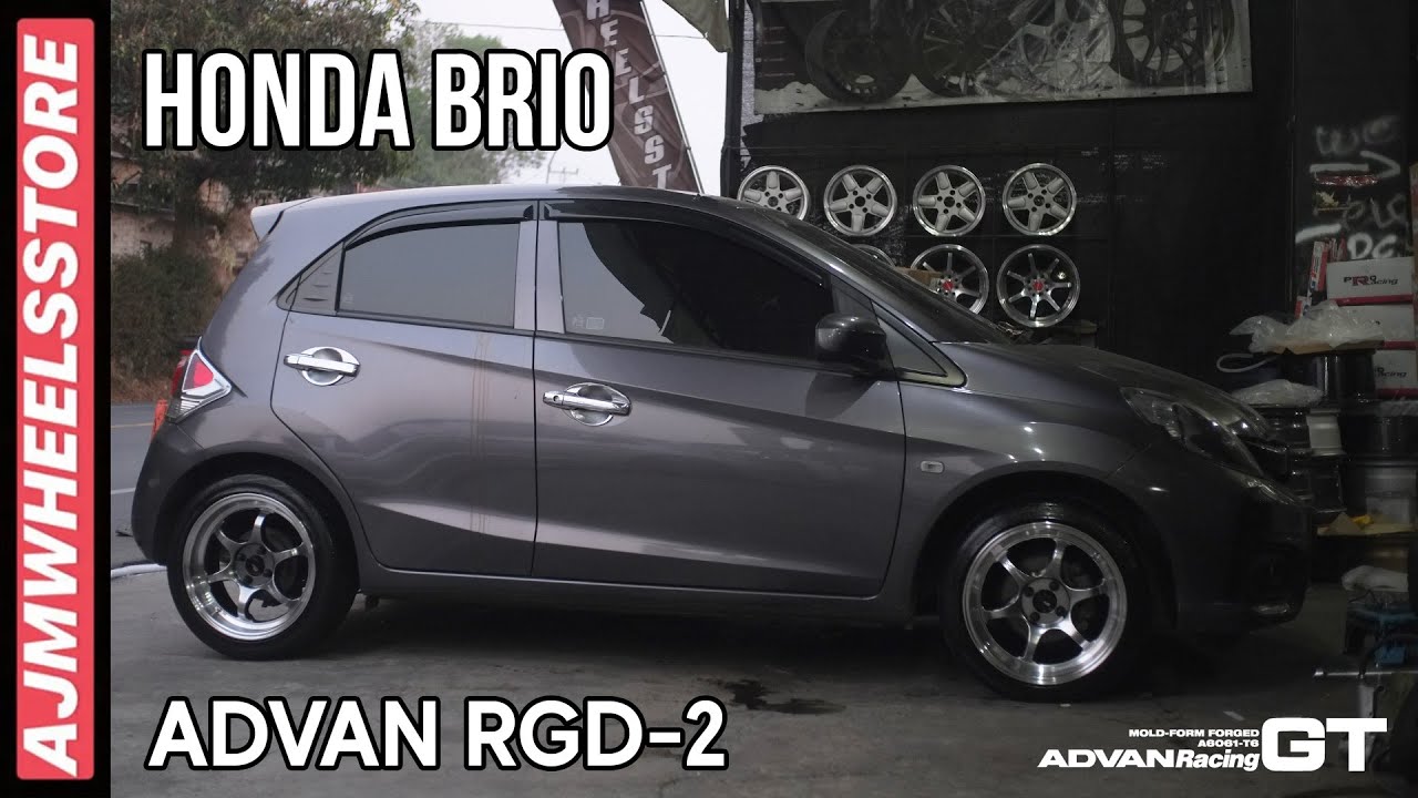 MODIFIKASI HONDA BRIO VELG ADVAN RGD 2 / AJMWHEELSSTORE - YouTube