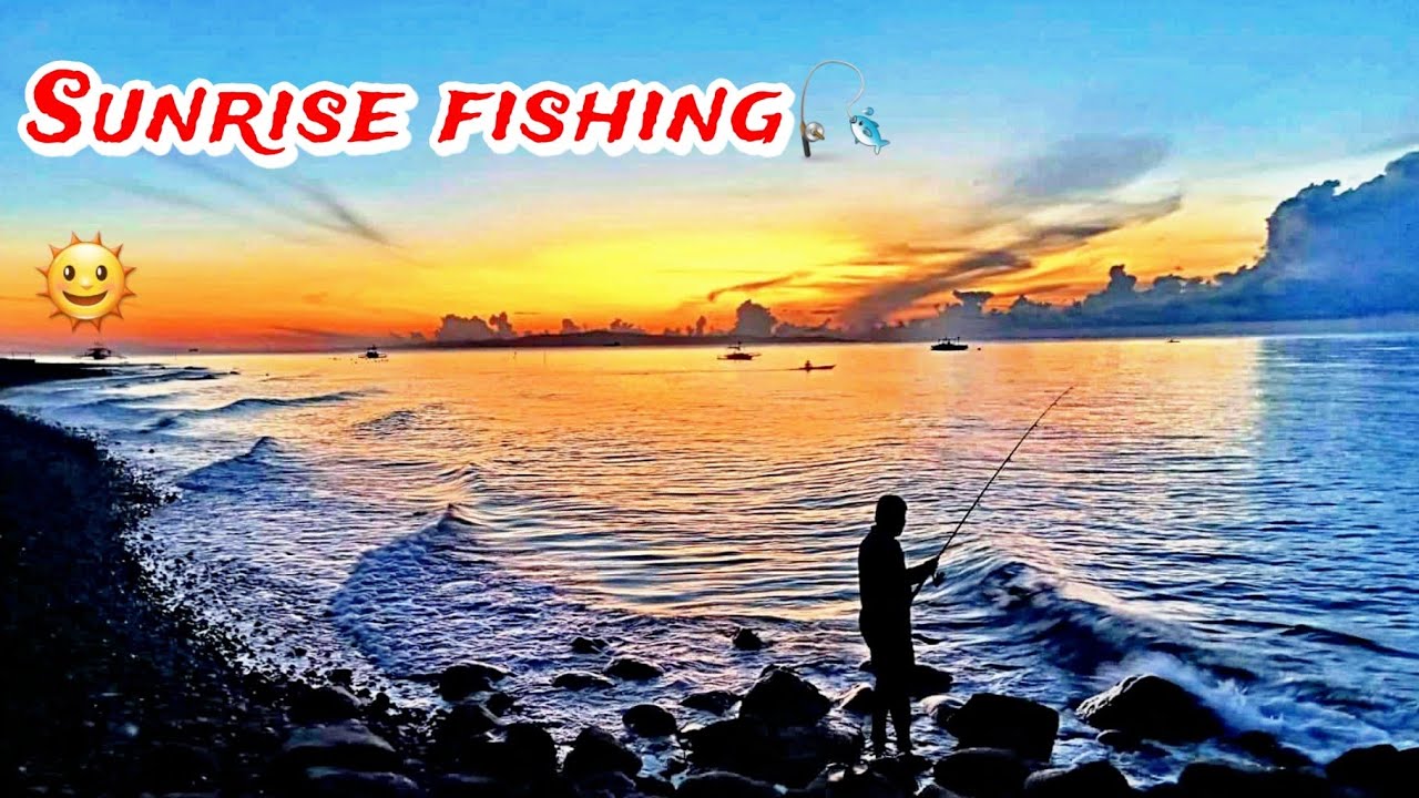 Sunrise fishing @malatapay #aluman catch of the day #fishing ...