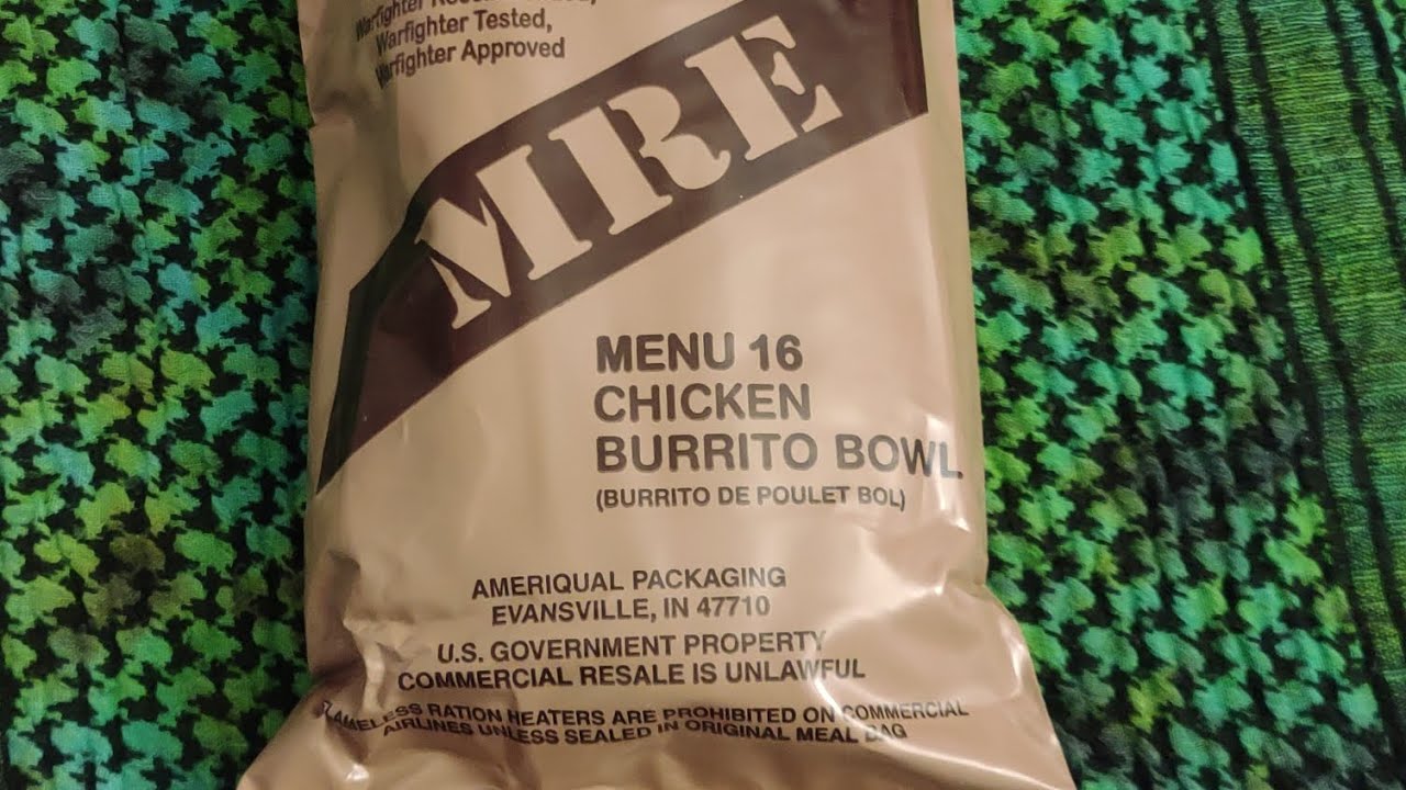 Prep For Milsim: Field stripping an MRE - YouTube