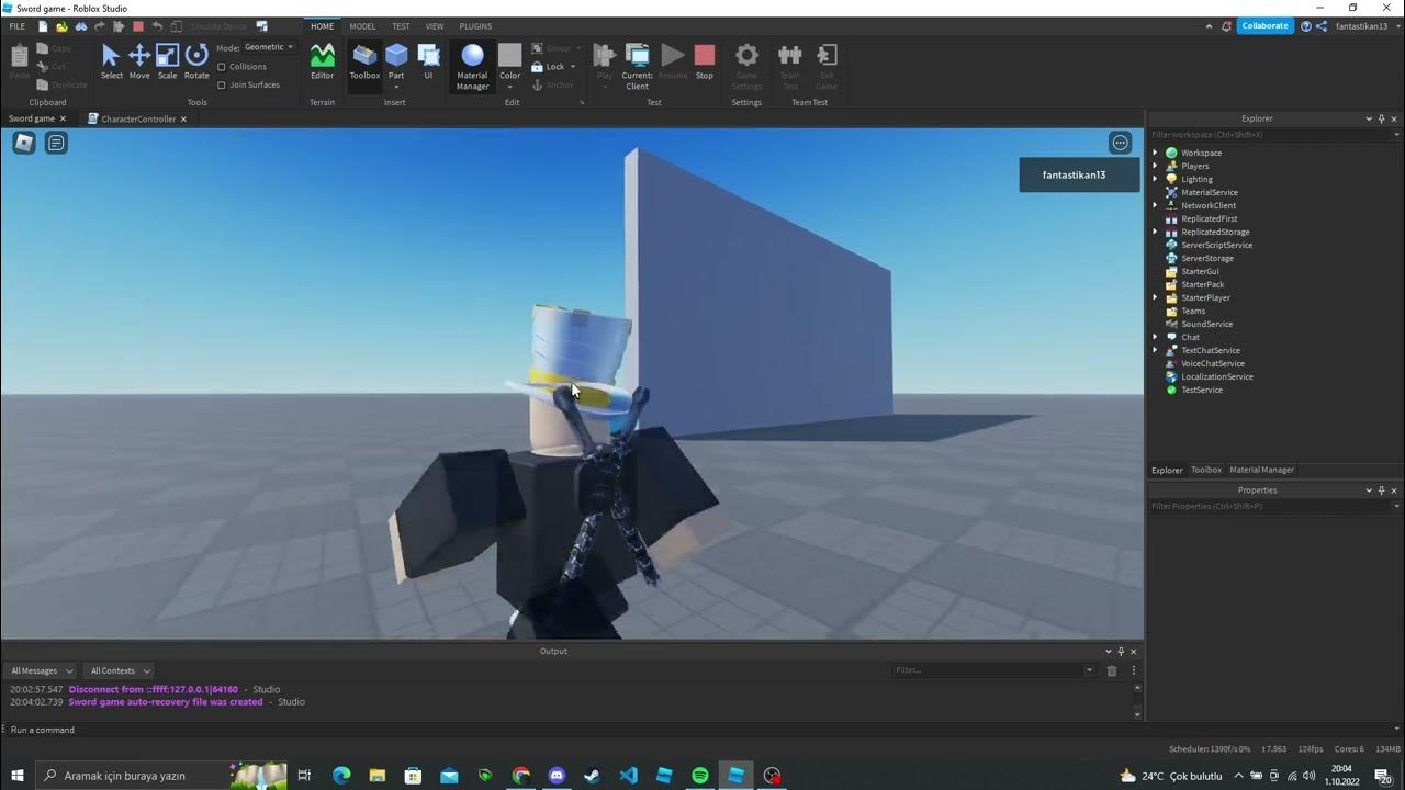 Sword game devlog 1 - YouTube