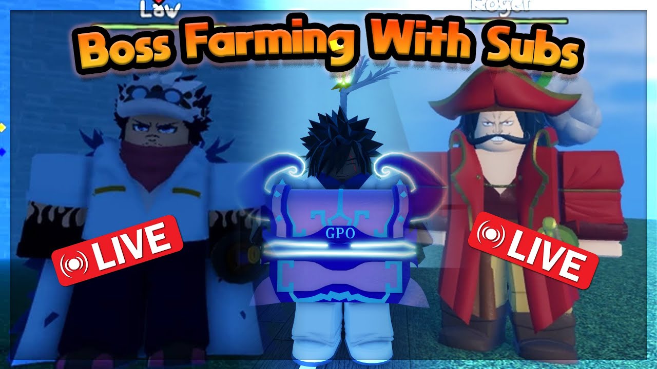 [GPO] Boss Farming Halloween Event With Subs | BOSS FARMING LIVE ...