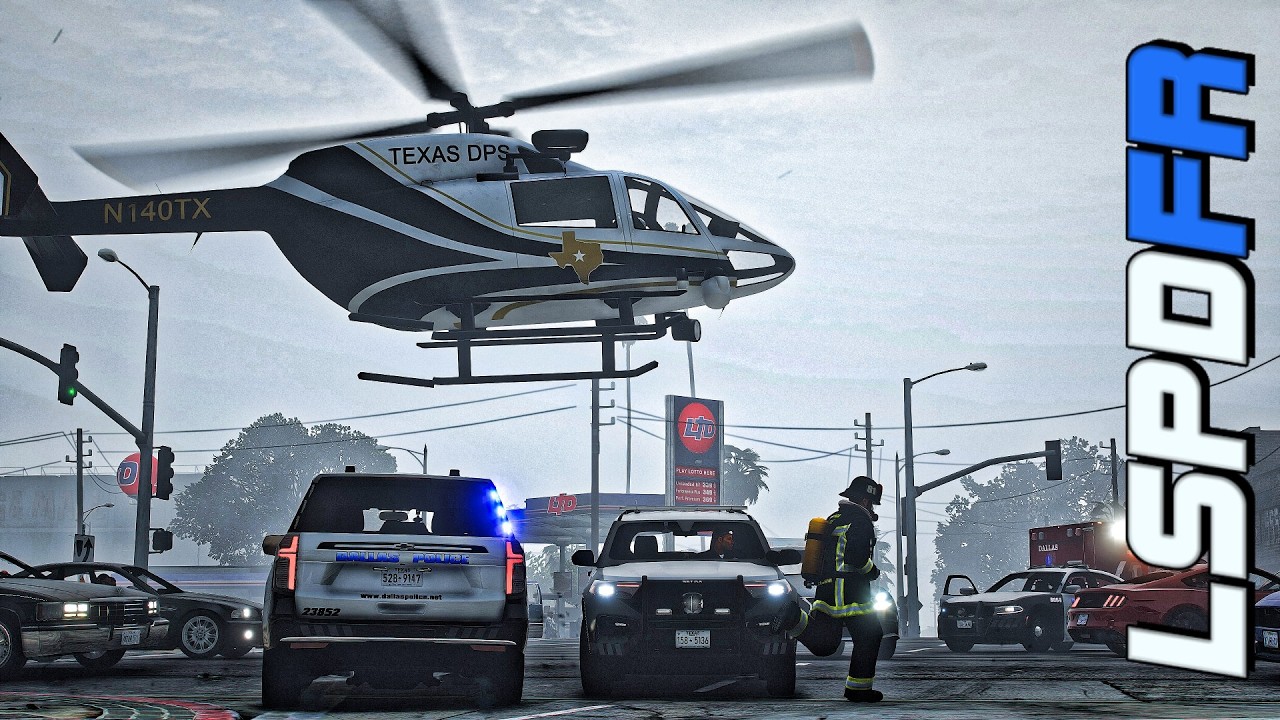 GTA 5 LSPDFR | Dallas Police Tahoe Patrol | Daytime City Duty - YouTube