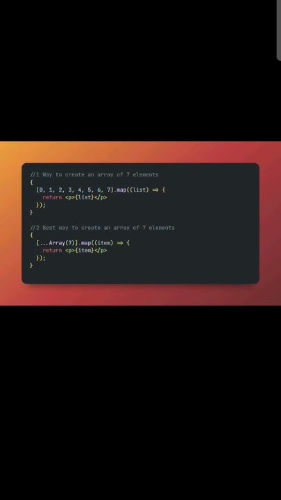 A simple way to create elements using an array in #JavaScript # ...