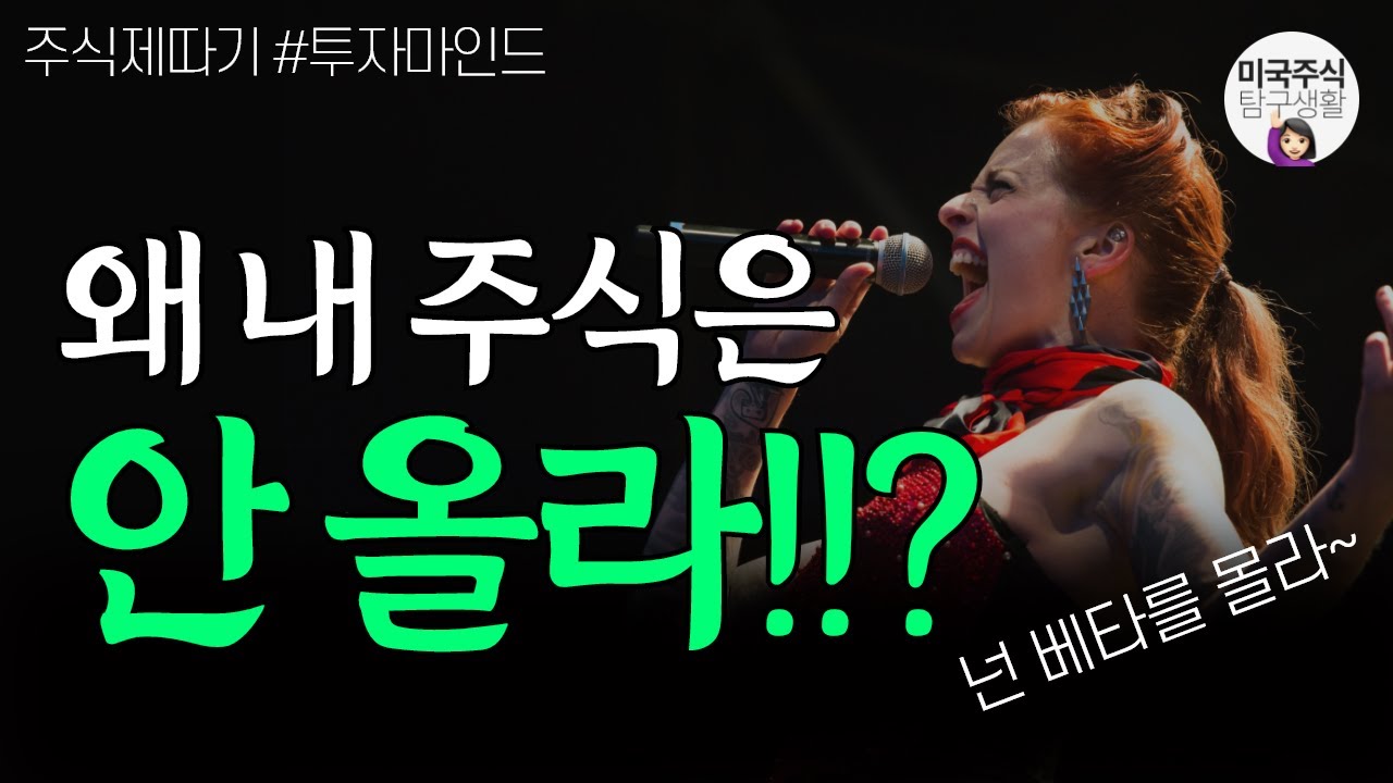 [주식제따기#4] 왜 내가 산 주식은 다른 주식보다 많이 떨어지죠? 베타를 모르면 벌어지는 일 - YouTube