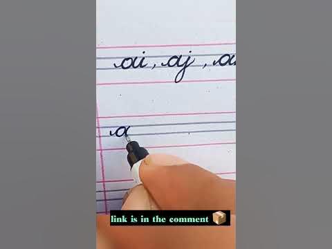 How to joint words together? #calligraphy #handwriting - YouTube