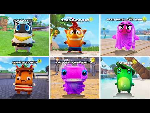 6 *NEW* BOUNTY HUNTER SPRITE Codes Added in Fortnite Update! (ALL CODES)
