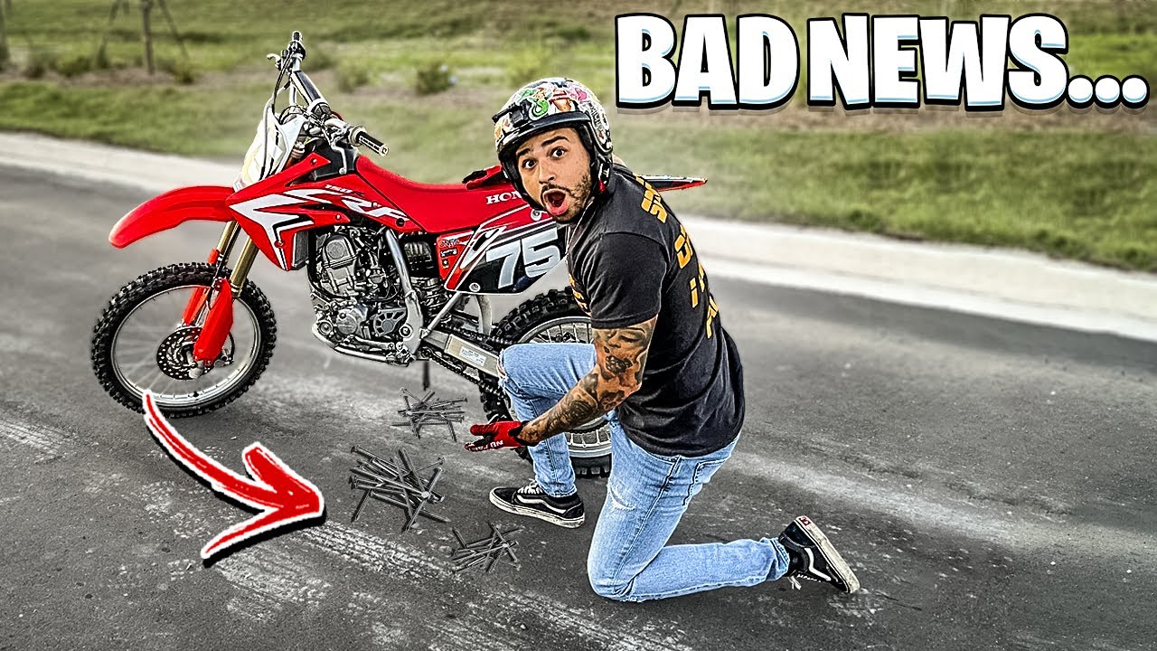 SOMEONE IS TRYING TO HURT ALL DIRT BIKE RIDERS ! | BRAAP VLOGS - YouTube