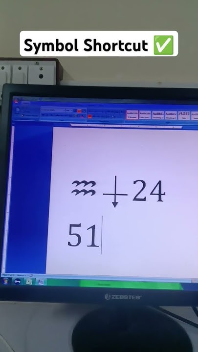 Symbol Shortcut 💻 Trick Ms Word 🖥️ #explore #computer #computerhacks #tricks #shorts #video ...