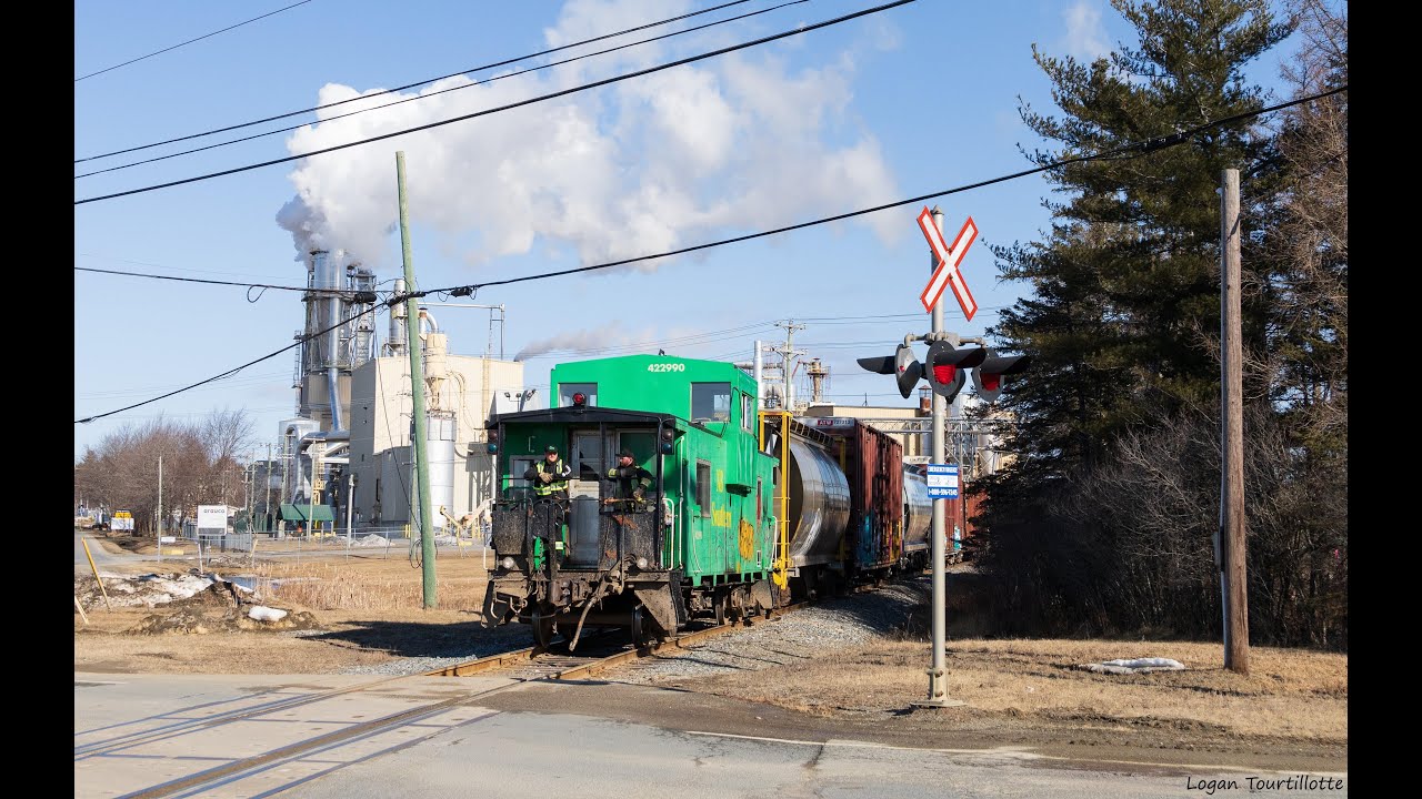 Caboose Action! NBSR Job 506 on the St. Stephen Subdivision! -3/22/23 ...