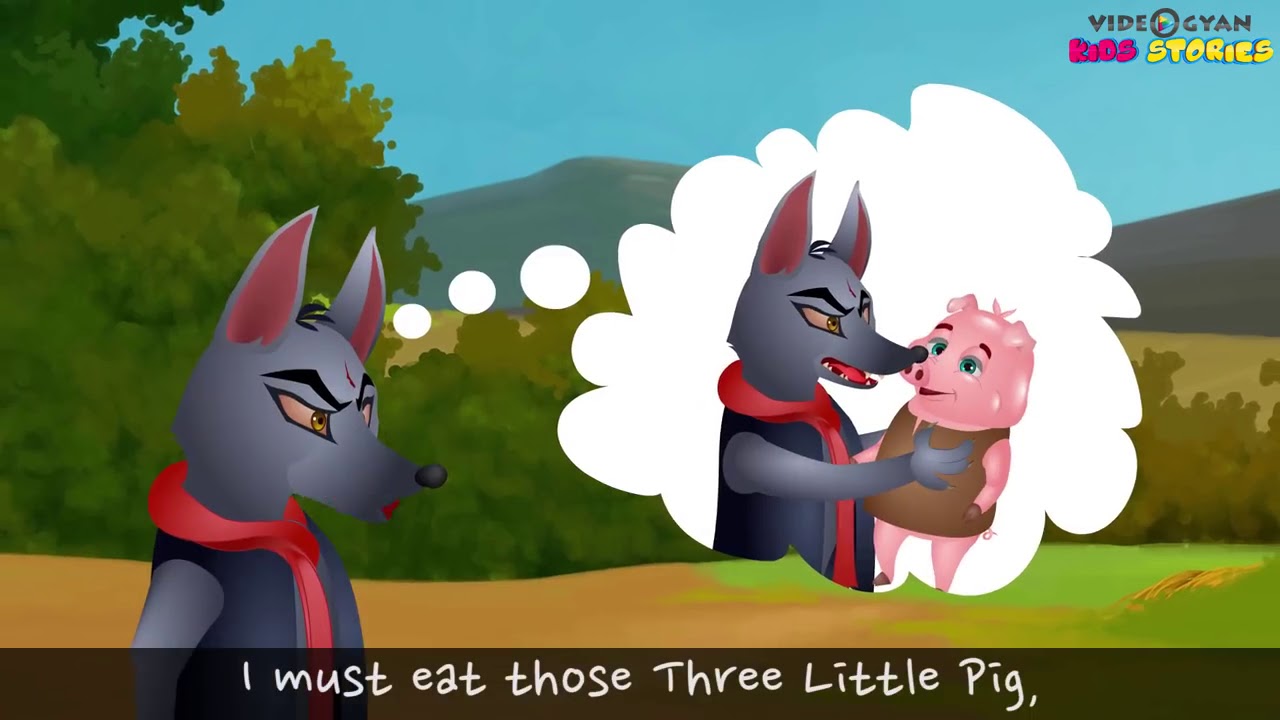 The Three Little Pigs And The Big Bad Wolf | English Stories ...