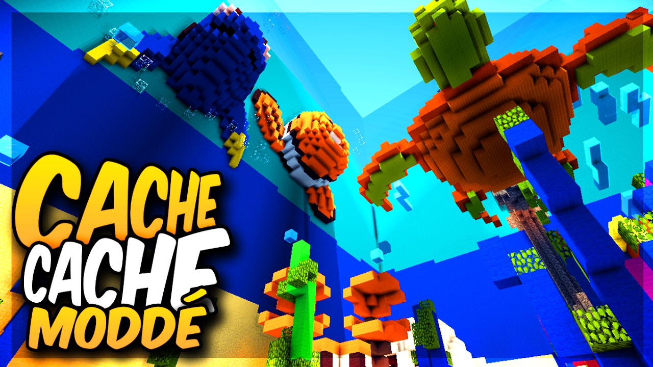 LE MONDE DE NEMO ! MAP CACHE CACHE MINECRAFT - YouTube