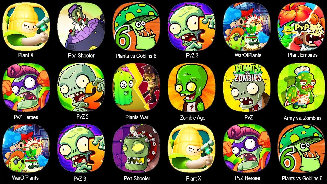 Pea Shooterplant Xplants Vs Goblins 6pvz 3pvz 2pvzplant Empireswarofplantspvz Heroes