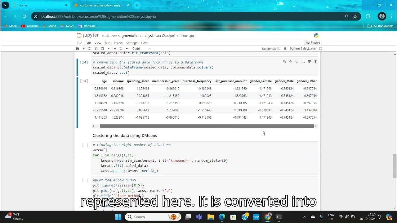 Customer Segmentation Analysis using KMeans Clustering. - YouTube