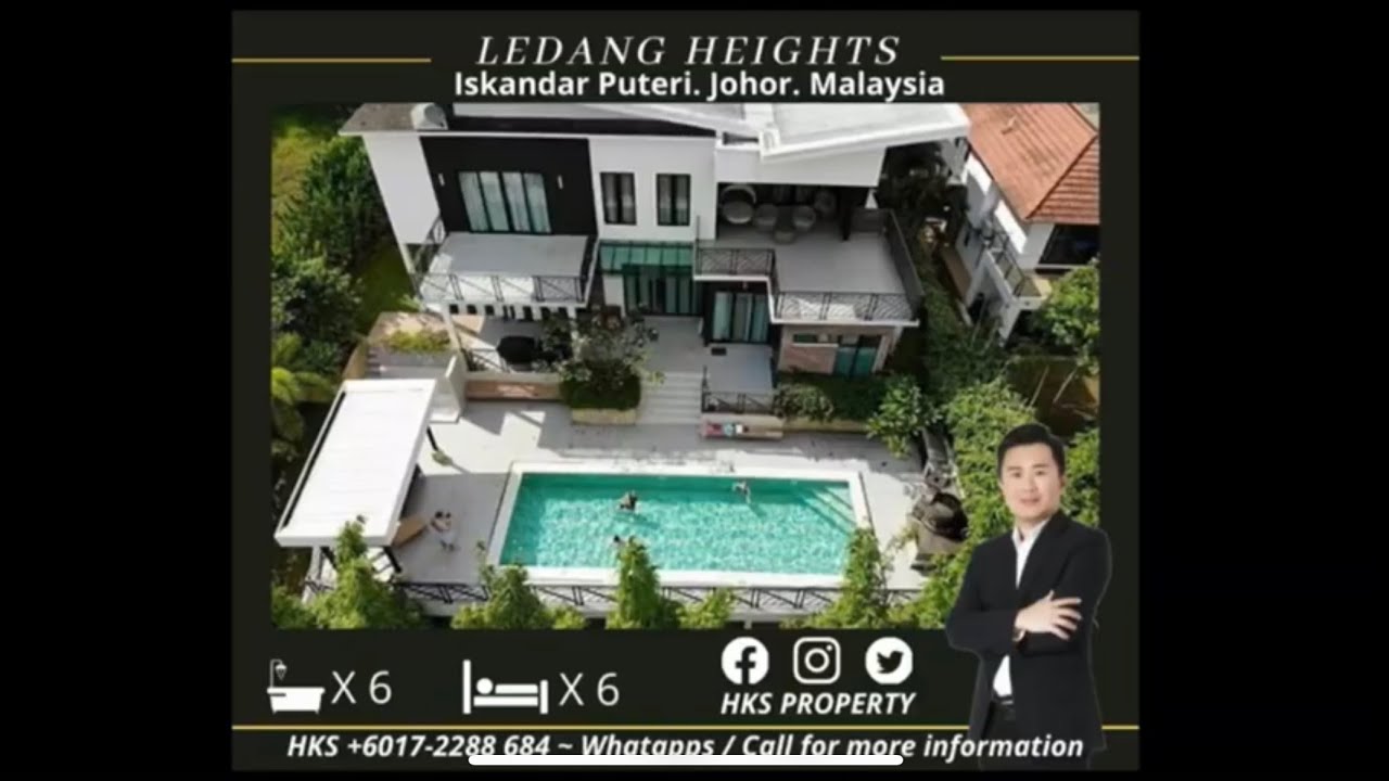 Luxury Bungalow With Private Pool @ Ledang Heights, Iskandar Puteri ...