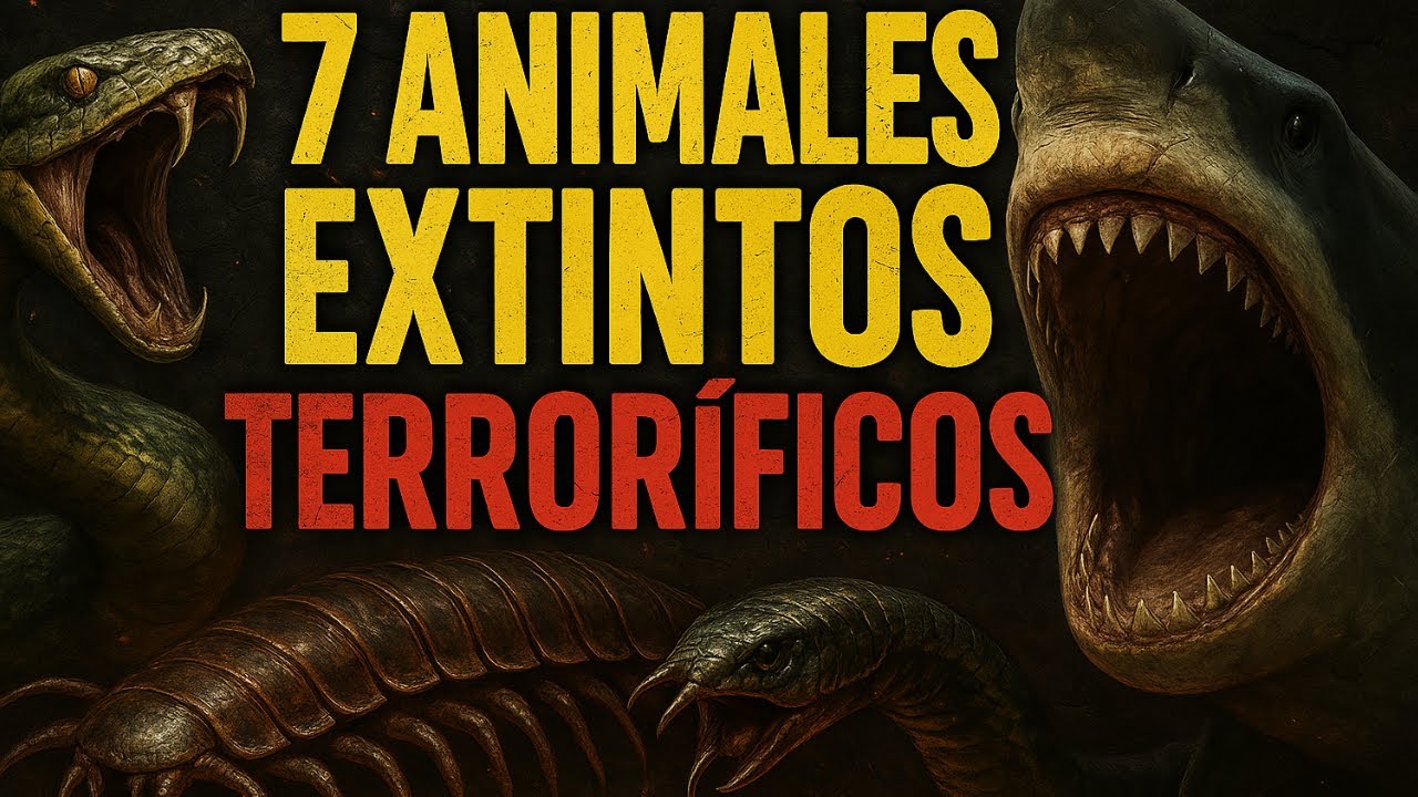 7 Animales EXTINTOS MÁS Terroríficos - YouTube