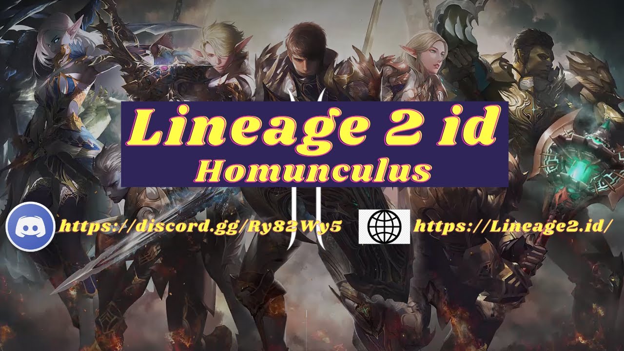 Lineage 2 id Homunculus Promotion Video - YouTube