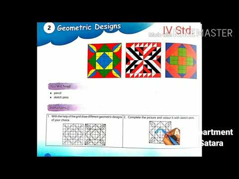 Art | Geometric Design STD IV | PIS Satara - YouTube