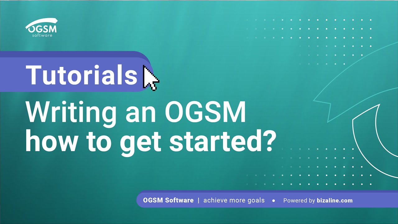 01 OGSM | How to get started - YouTube