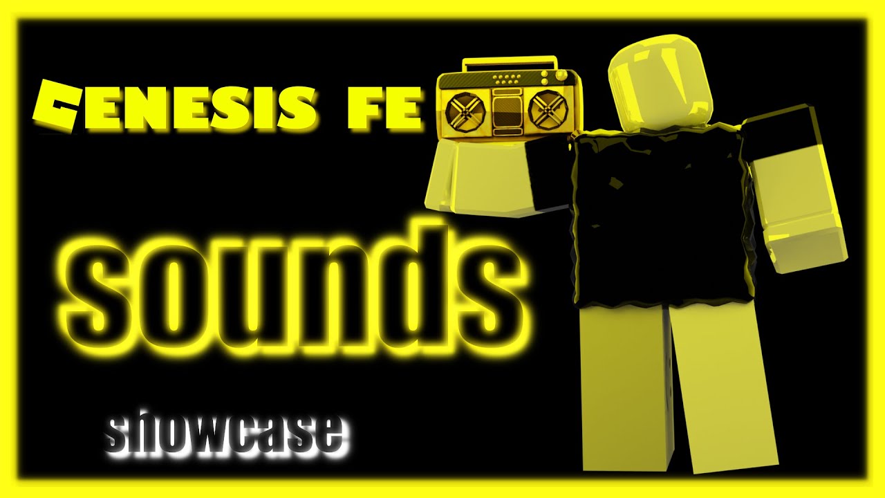 ROBLOX GENESIS FE SOUNDS RADIO DEMO SHOWCASE WITH STAR GLITCHER ...