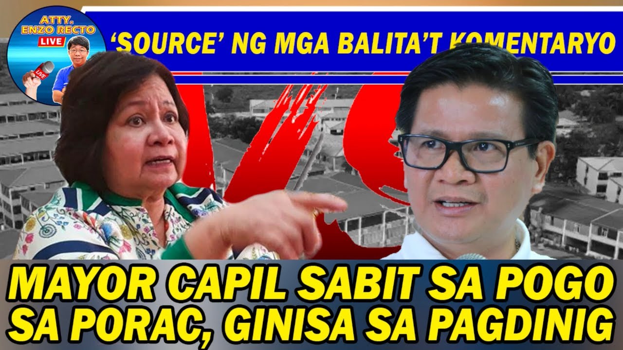 MAYOR CAPIL SABIT SA POGO SA PORAC, GINISA SA PAGDINIG - YouTube