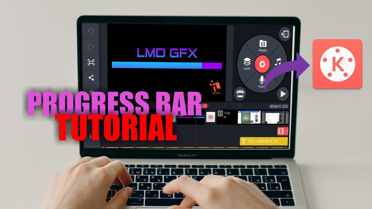 HOW TO MAKE YOUR OWN PROGRESS BAR #KINEMASTER #ANDROID - YouTube
