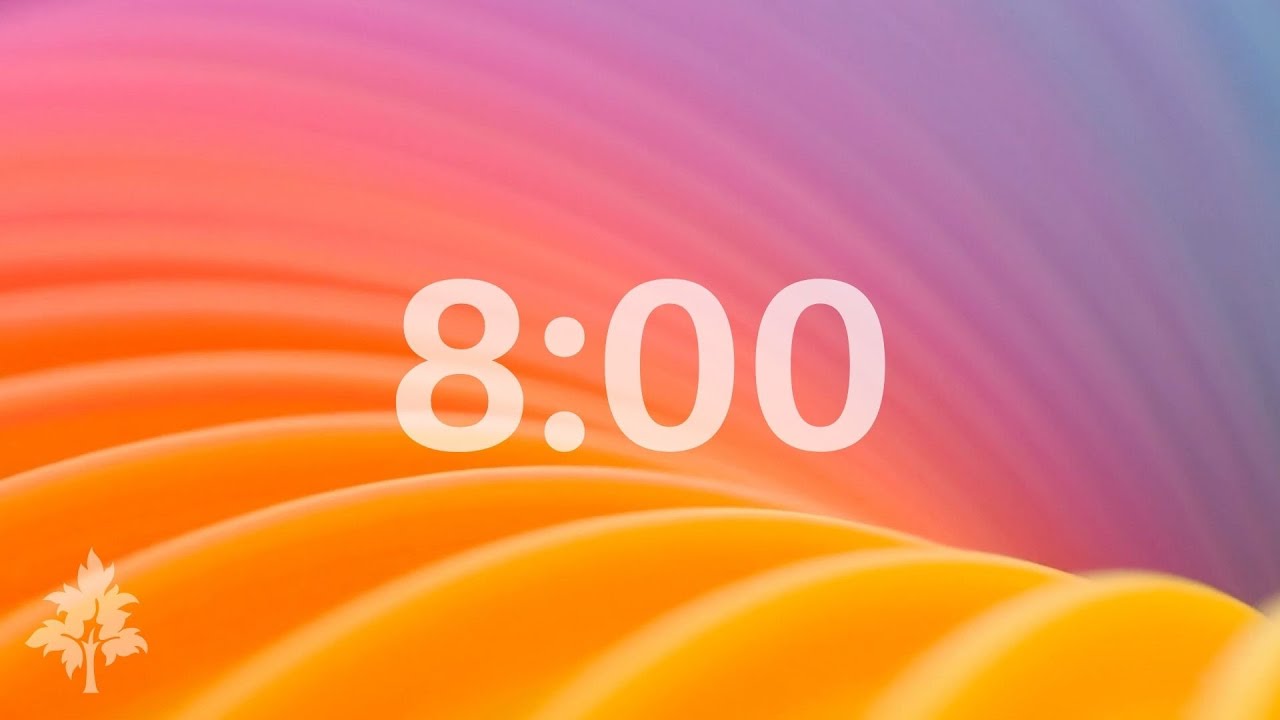 8 Minute Countdown Timer • no Music - YouTube