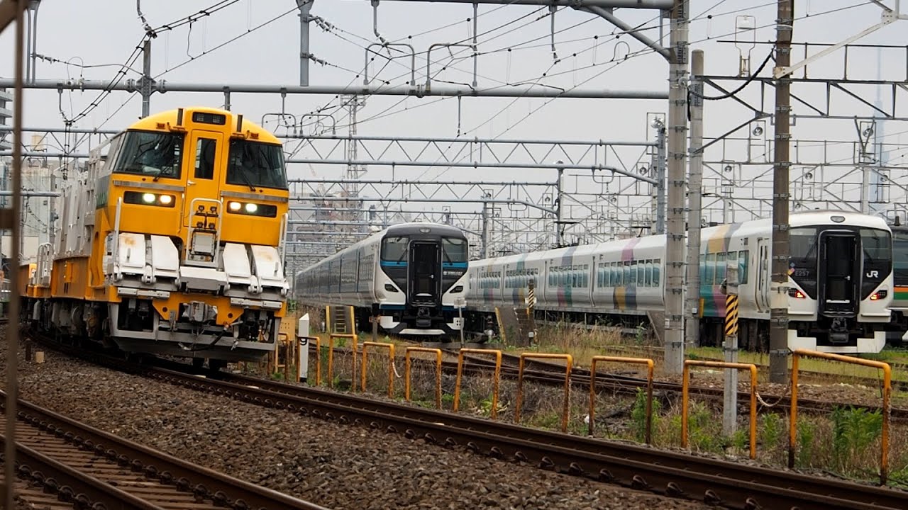 2020/06/06 【乗務員訓練】 キヤE195系 LT-1編成 尾久駅 | JR East: Training of KiYa E195 Series Rail Carrier at ...